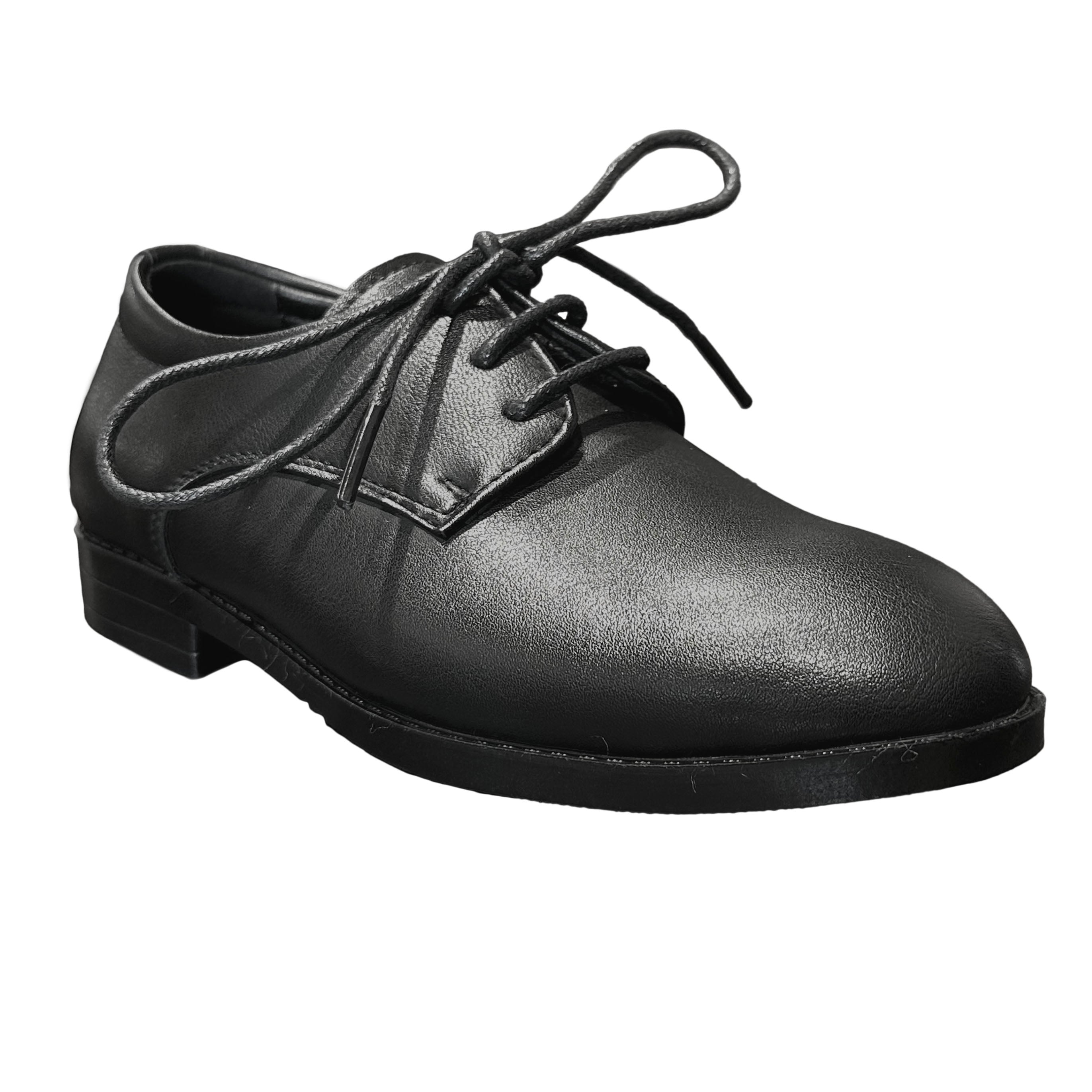 Boys' Matte Black Shoes - AK2 – Suit Lab