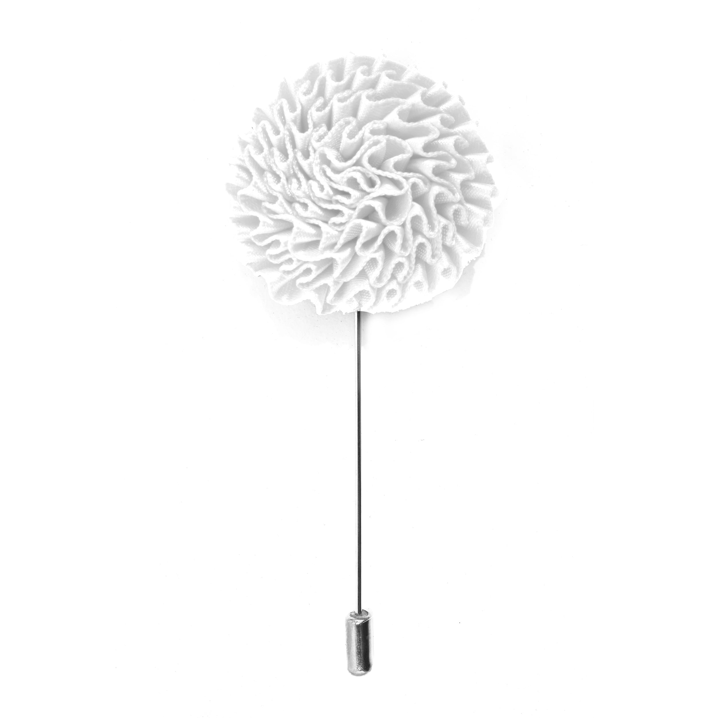 Bloom Lapel Pin - White – Suit Lab