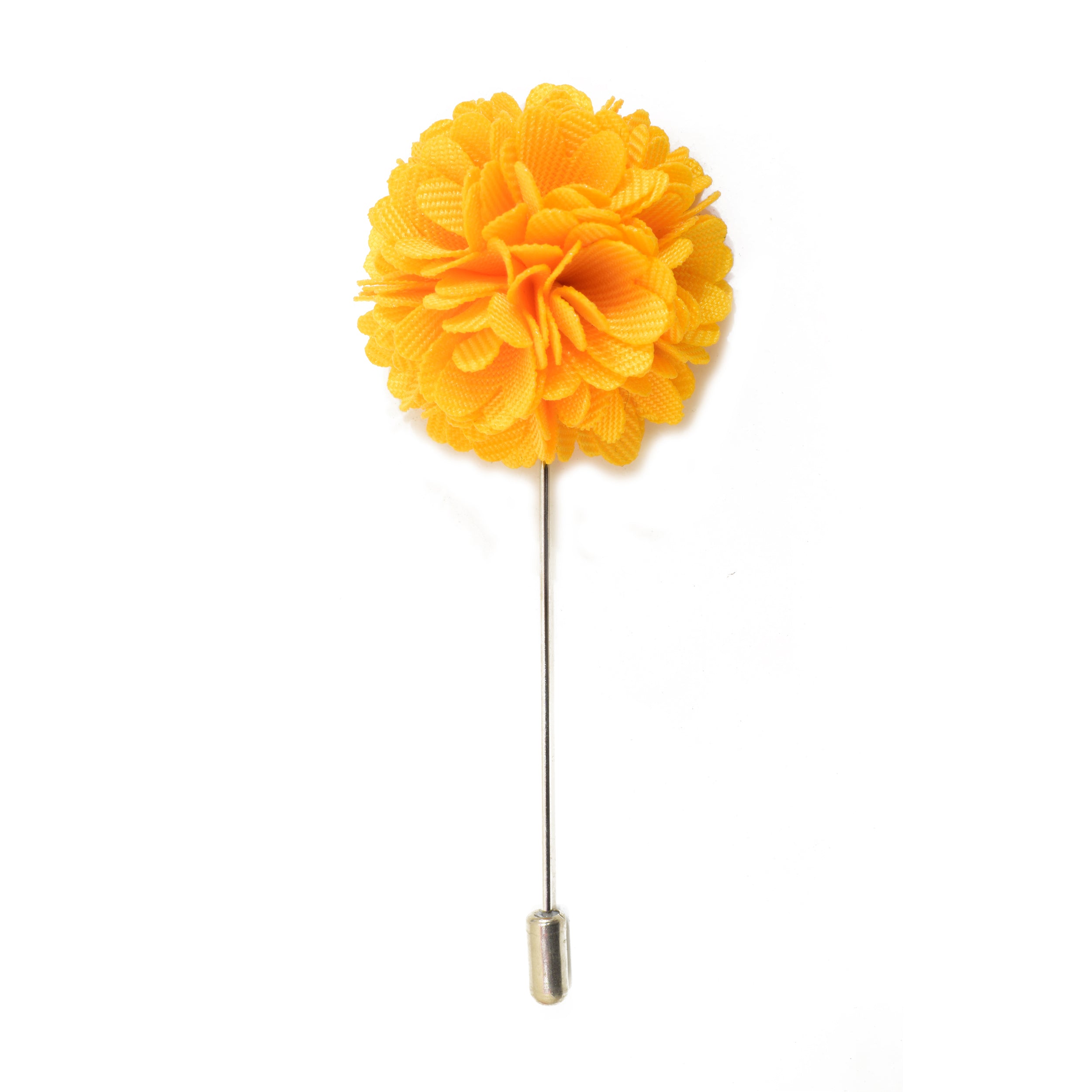 Chrysanthemum Lapel Pin - Yellow - Suit Lab