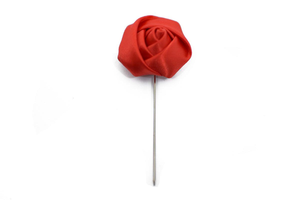 Lapel Pin - Rose Red - Suit Lab